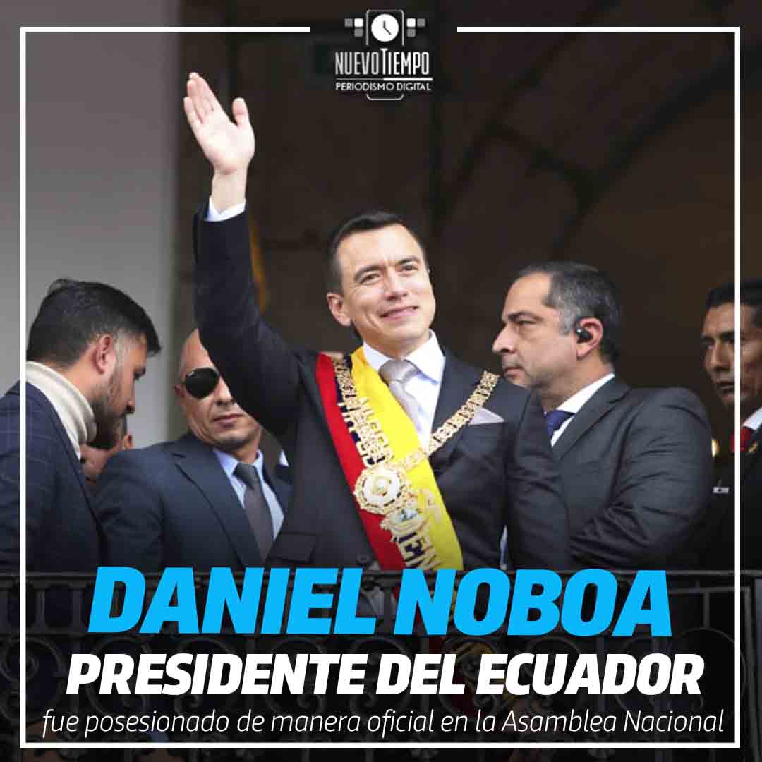 Daniel Noboa, nuevo presidente del Ecuador - El Nuevo Tiempo ...