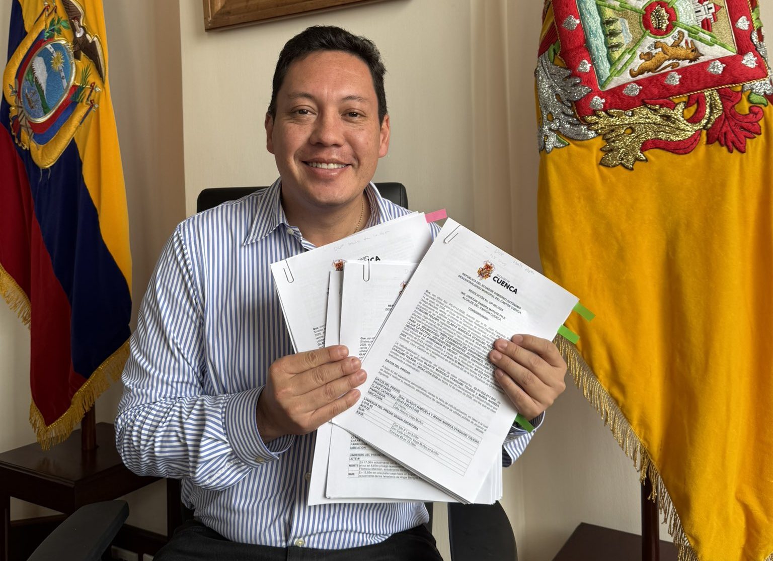 Alcalde de Cuenca ofrece construcción del "Mall Popular"